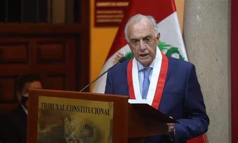 Augusto Ferrero Nuevo Presidente Del Tc Expresa Su Preocupación Por