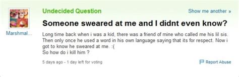 15 Funny Yahoo Answers