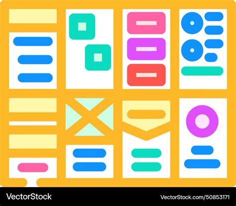 Crazy S Ux Ui Design Color Icon Royalty Free Vector Image
