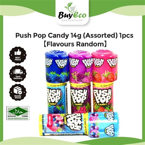 Push Pop Candy 14g Assorted 1pcs 【flavours Random】 Shopee Malaysia
