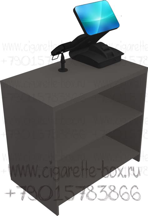 Кассовый прилавок для табачного магазина|Расчётно кассовый прилавок для ...