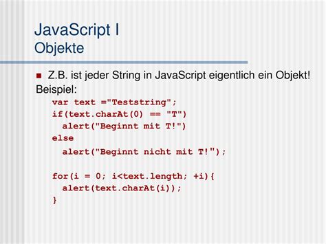 Ppt Einführung In Javascript Ii Powerpoint Presentation Free