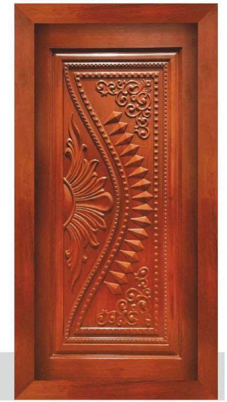 Designer Polished Solid Teak Wood Door For Home Kitchen Office