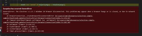 Electron App Shutdown During Test Run Causes Testcafe To Hang · Issue