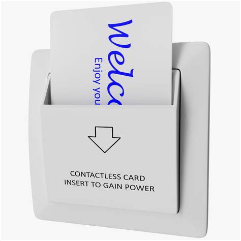 Hotel Room Switch With Card 3d Model 19 3ds Blend C4d Fbx Max