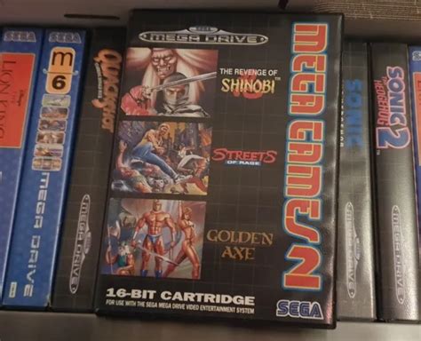 Mega Games 2 Streets Rageshinobigolden Axe Serie Megadrive Pochi