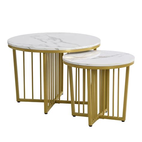 Oeryde Couchtisch Moderner Couchtisch In Goldkombination Beistelltisch