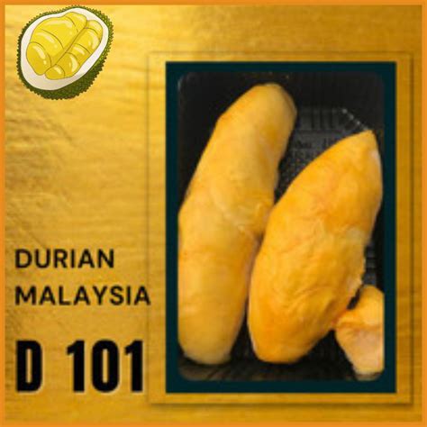 Jual Durian Musangking Duren Malaysia 400gr Premium Musang King Frozen