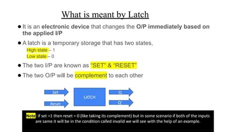 Latch Sequential Circuit In Digital Electronicspdf