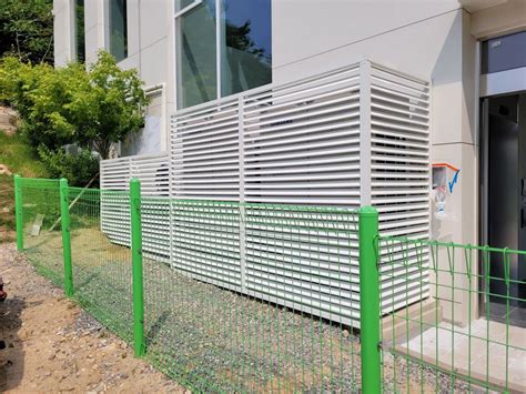 공사 실적 경기도 고양시 덕양고등학교 체육관 에어컨 실내기 안전커버 발주사 정원에이드