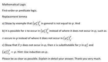 Answered a Show by example that in general is not equal to And Х b it is possible for x