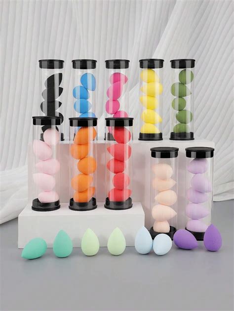 5pcs Mini Makeup Sponge Applicator Set Small Size Cosmetic Blender