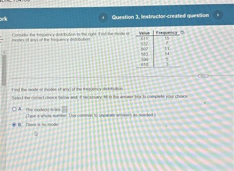 Solved Question 3 Instructor Created Question Consider The