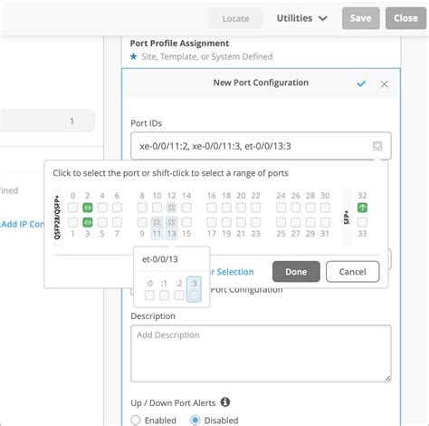 Configure Port Speed Mist Juniper Networks