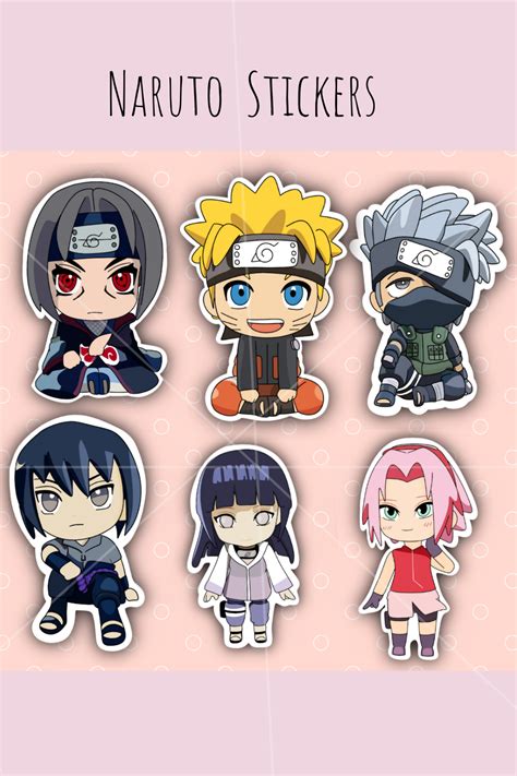 Naruto Sticker Chibi Naruto Characters Naruto Happy Stickers