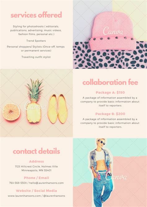 How To Create A Rate Card Espeically If Your A Freelancer Personal