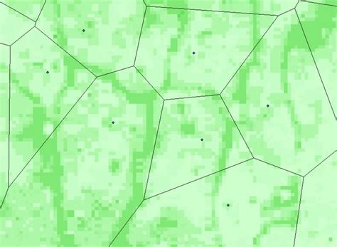 example thiessen polygons download scientific diagram