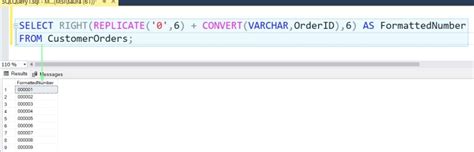 How To Format Numbers With Leading Zeros In SQL Server