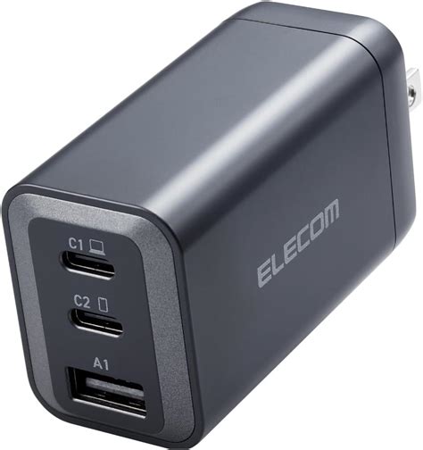 Amazon エレコム Usb Pd 充電器 100w 3ポート Type C Usb A Gan採用 Pps対応 3台同時充電