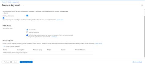 Create Microsoft Azure Key Vault Service Instance Using Azure Cloud Portal