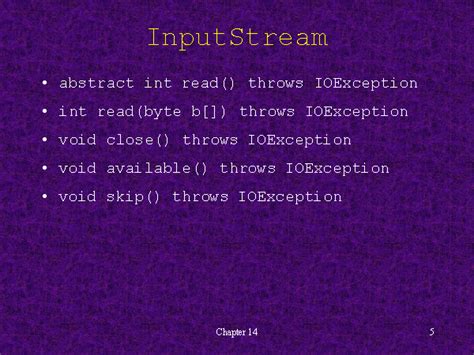 InputStream