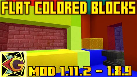 Flat Colored Blocks Dale Color A Tus Aventuras Para Minecraft 1 11 2