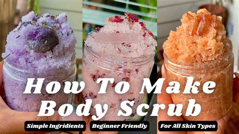 How To Make Easy Diy Glow Body Sugar Scrub At Home Small Business