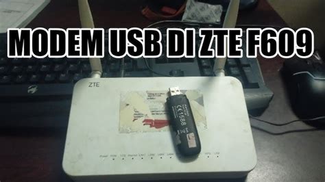 Cara Setting Modem Wifi Zte F609 Youtube Jual Modem Router Gpon Ont