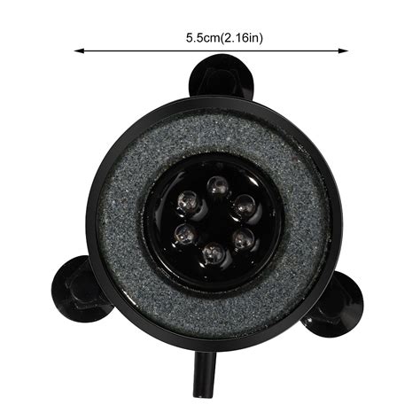New Aquarium Air Stones Led Bubbler Light Fish Tank Aquarium Air Pump