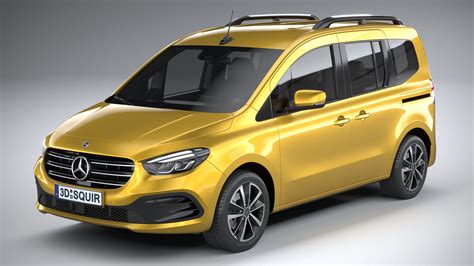 Mercedes Benz T Class 2023 3d Model 159 3ds Lwo Obj Max Ma Fbx