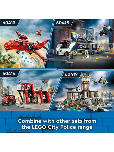 Lego City Police Prison Island Building Toy 60419 Very