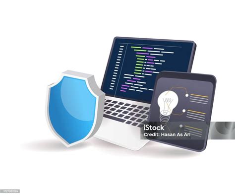 security programming language concept idea stock illustration
