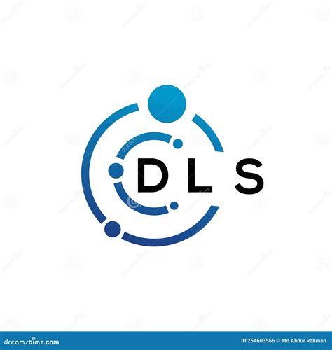 Dls Letter Logo Design On White Background Dls Creative Initials