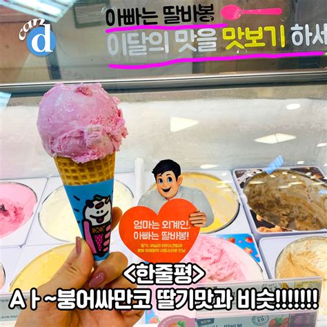 진리의 딸기바닐라 드디어 나온 배스킨라빈스 아빠는 딸바봉 디스패치 뉴스는 팩트다