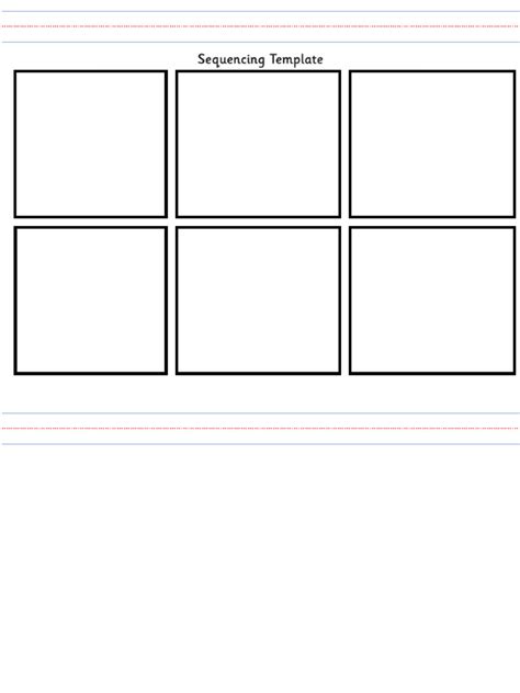 Sequencing Template Pdf