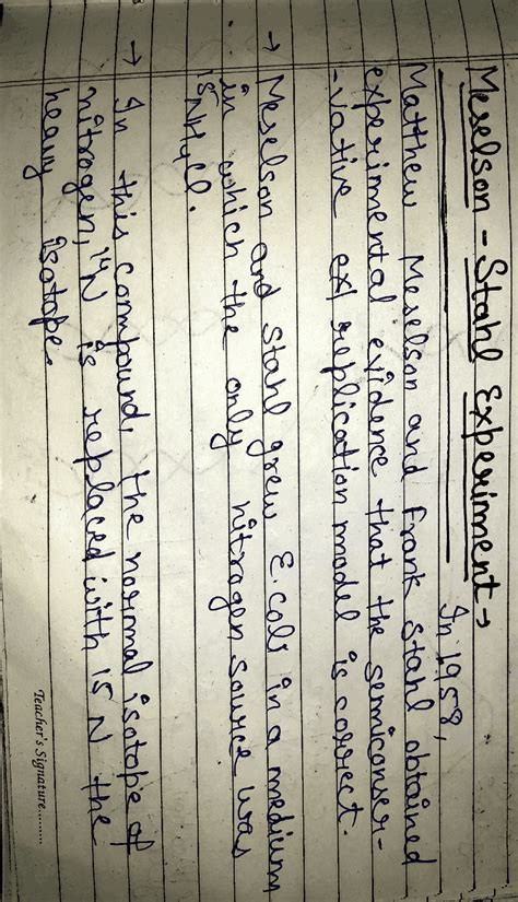 Matthew Meselson And Frank Stahl