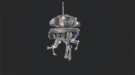 3d Model Arakyd Viper Probe Droid Vr Ar Low Poly Cgtrader