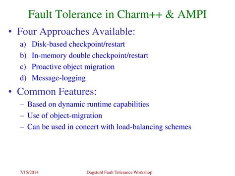 ppt object based over decomposition can enable powerful fault