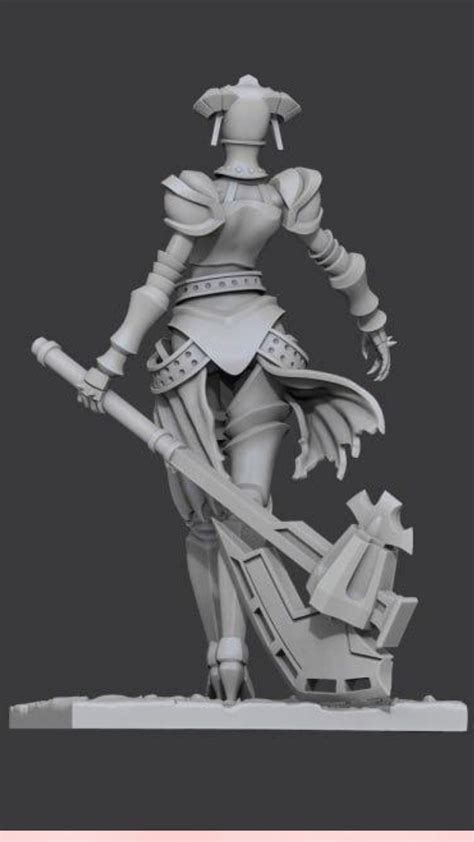 Overlord Albedo Stl Files With Battle Armor Version Anime Girl Stl Cute
