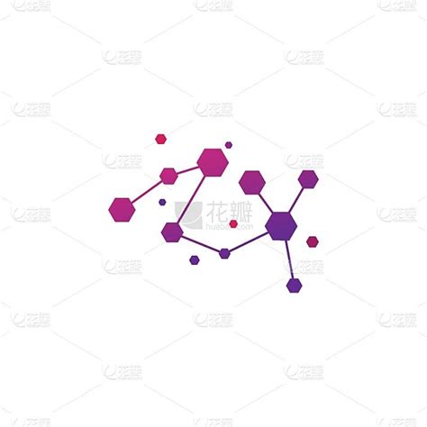 分子标志模板矢量图标素材 花瓣网