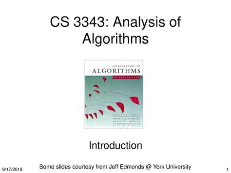 CS 3343 Analysis Of Algorithms Ppt Download