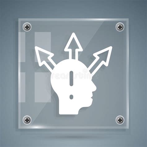 White Project Team Base Icon Isolated On Grey Background Business Analysis And Planning