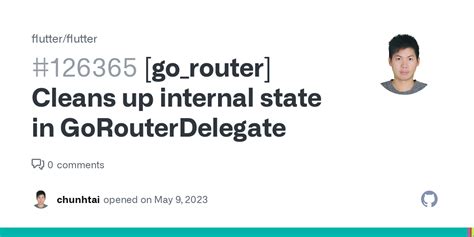 Gorouter Cleans Up Internal State In Gorouterdelegate · Issue