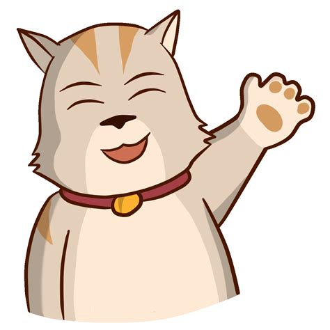 Cat Hello Sticker By Henry Fernando Naven For Ios And Android Giphy