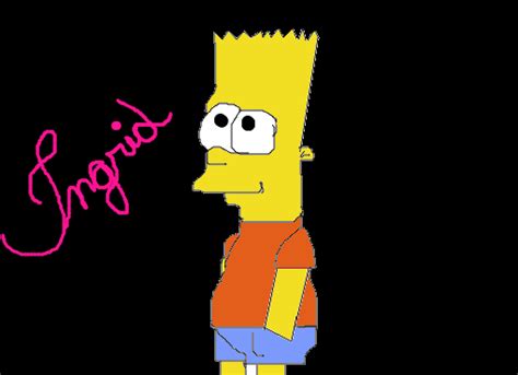 Bart Simpson Desenho De Ingridsam Gartic