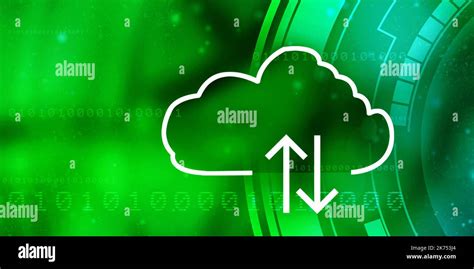 D Rendering Technology Cloud Computing Stock Photo Alamy