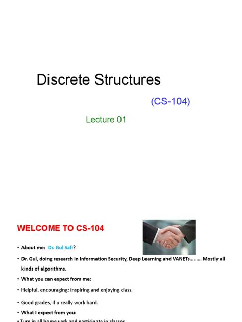 Ds Lecture 01 Pdf Logical Expressions Syntax Logic