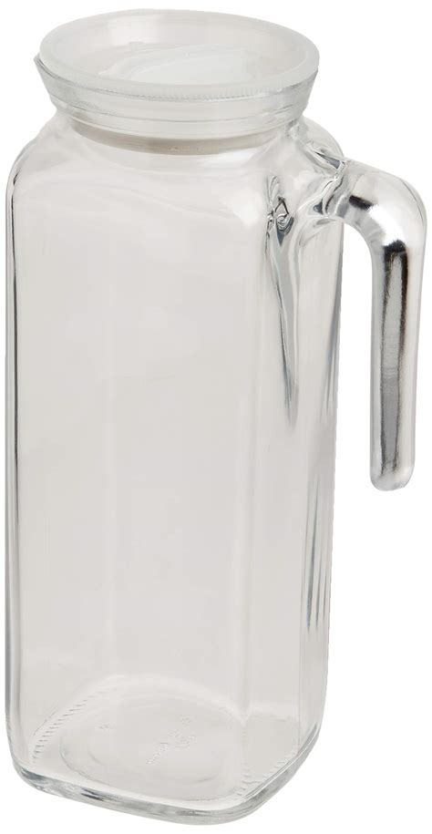 Bormioli Rocco Glass Frigoverre Jug With Airtight Lid 1 Liter Clear
