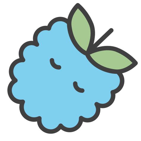 Raspberry Generic Outline Color Icon