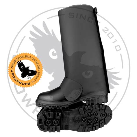 Shadow Scout Long Boots Black With Accurate Soles Crowprops